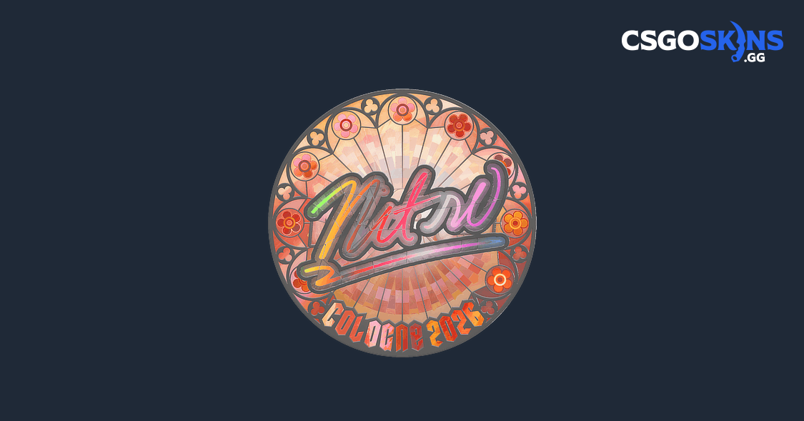 Sticker | nitr0 (Holo) | Cologne 2026 - CSGOSKINS.GG