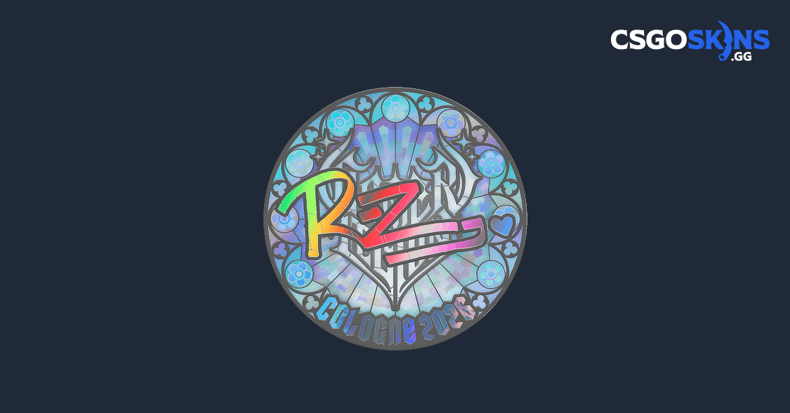 Sticker | REZ (Holo) | Cologne 2026 - CSGOSKINS.GG