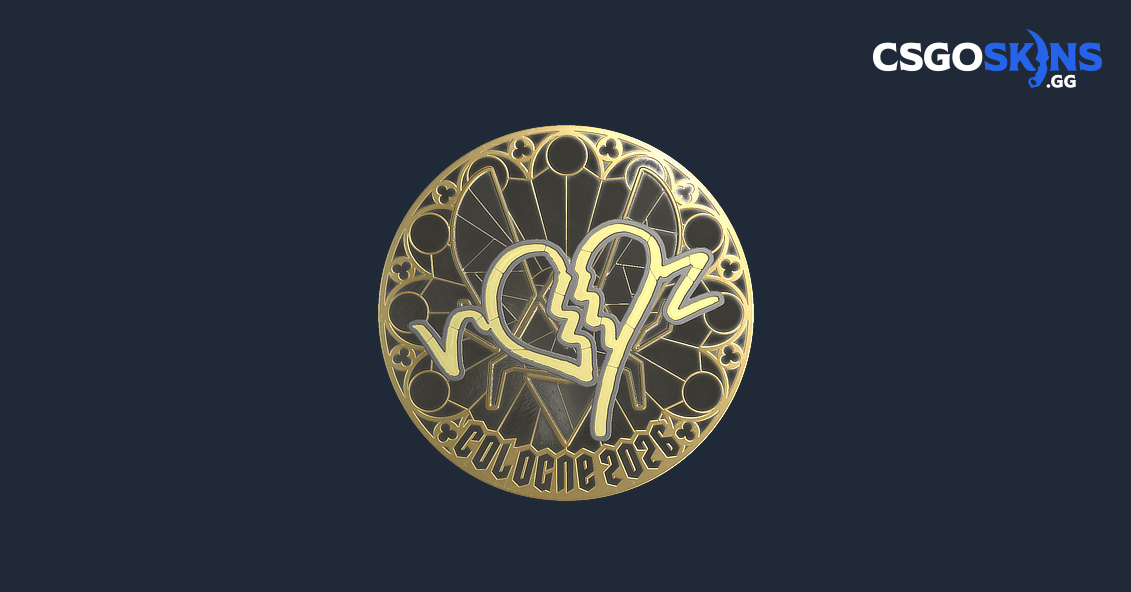 Sticker | ropz (Gold) | Cologne 2026 - CSGOSKINS.GG