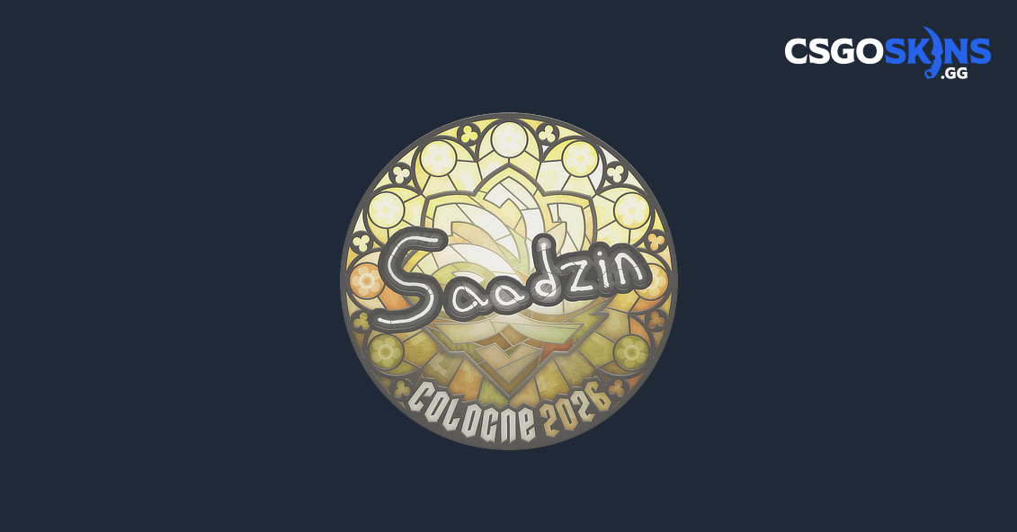 Sticker | saadzin | Cologne 2026 - CSGOSKINS.GG