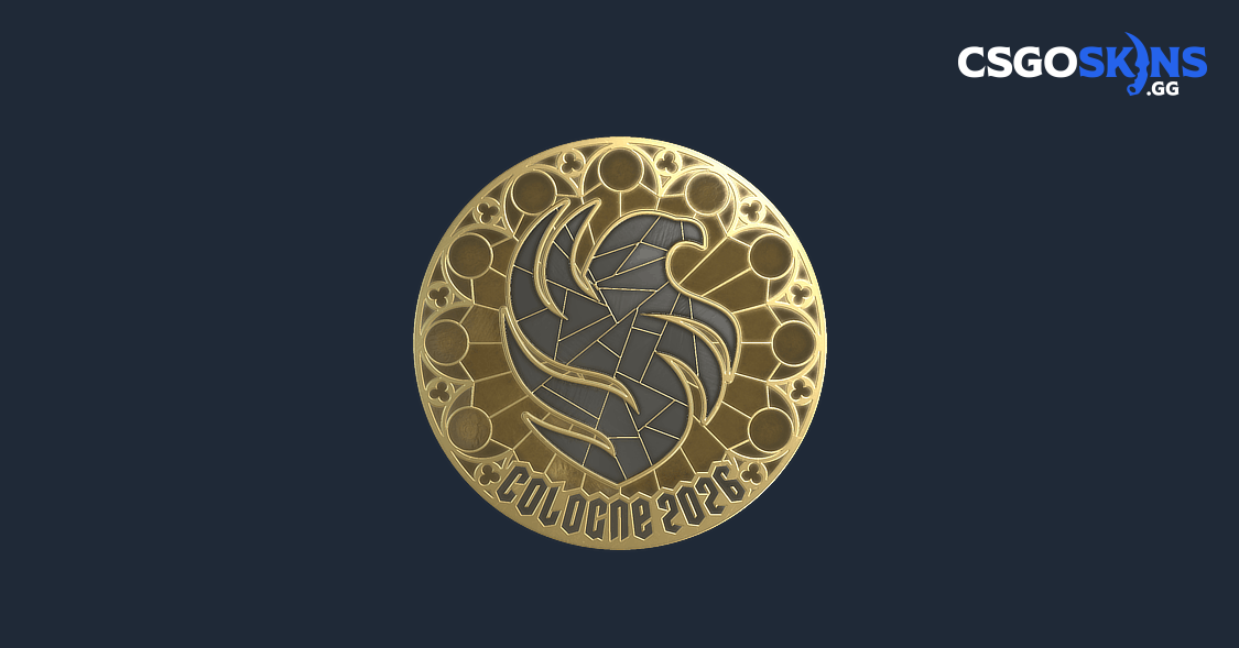 Sticker | Falcons (Gold) | Cologne 2026 - CSGOSKINS.GG