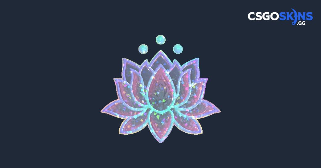 Sticker | Lotus (Glitter) - CSGOSKINS.GG