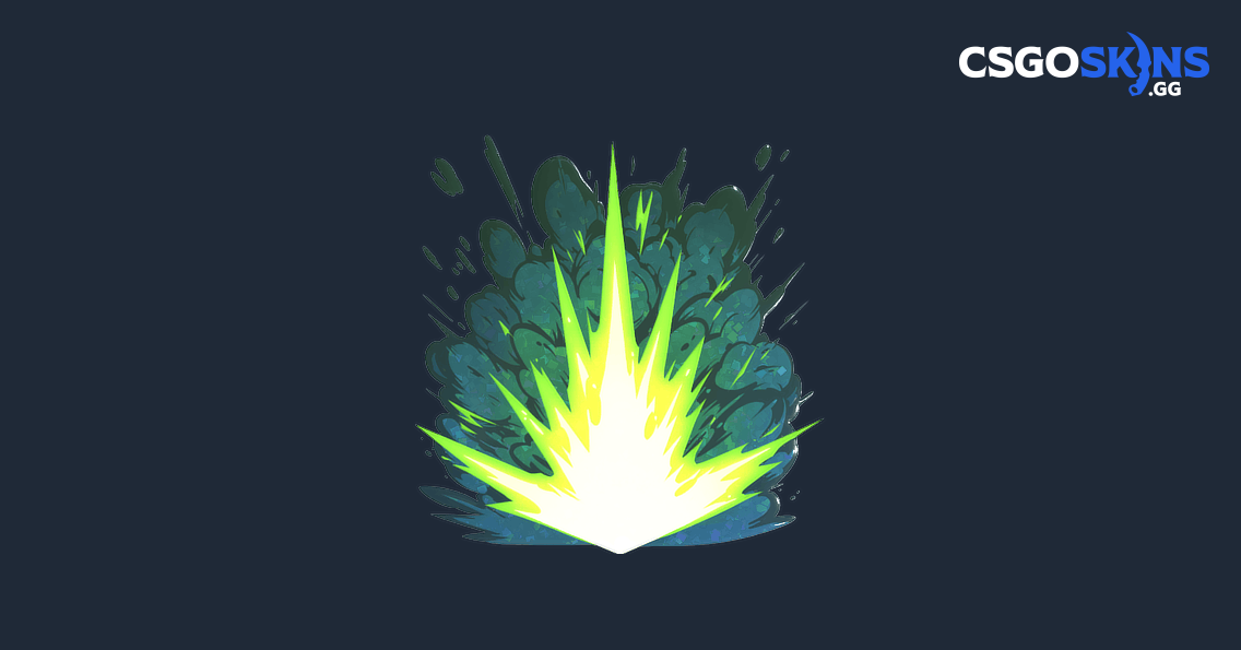 Sticker | Boom Detonation (Glitter) - CSGOSKINS.GG