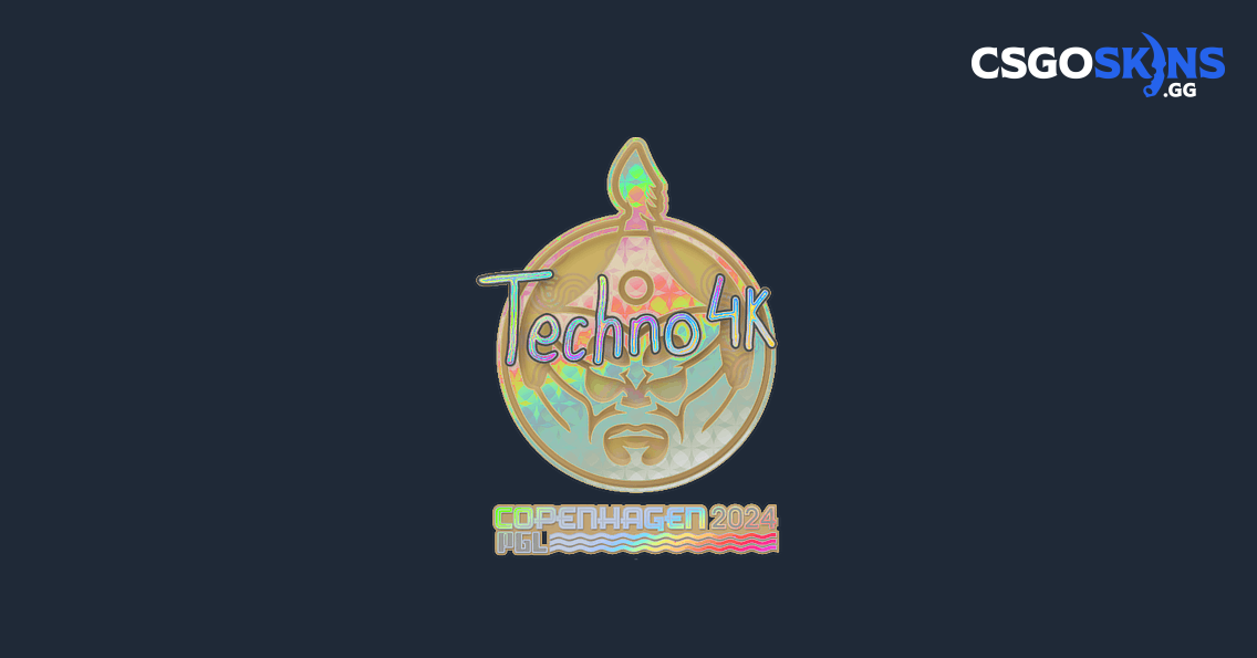 Sticker | Techno4K (Holo) | Copenhagen 2024 - CSGOSKINS.GG