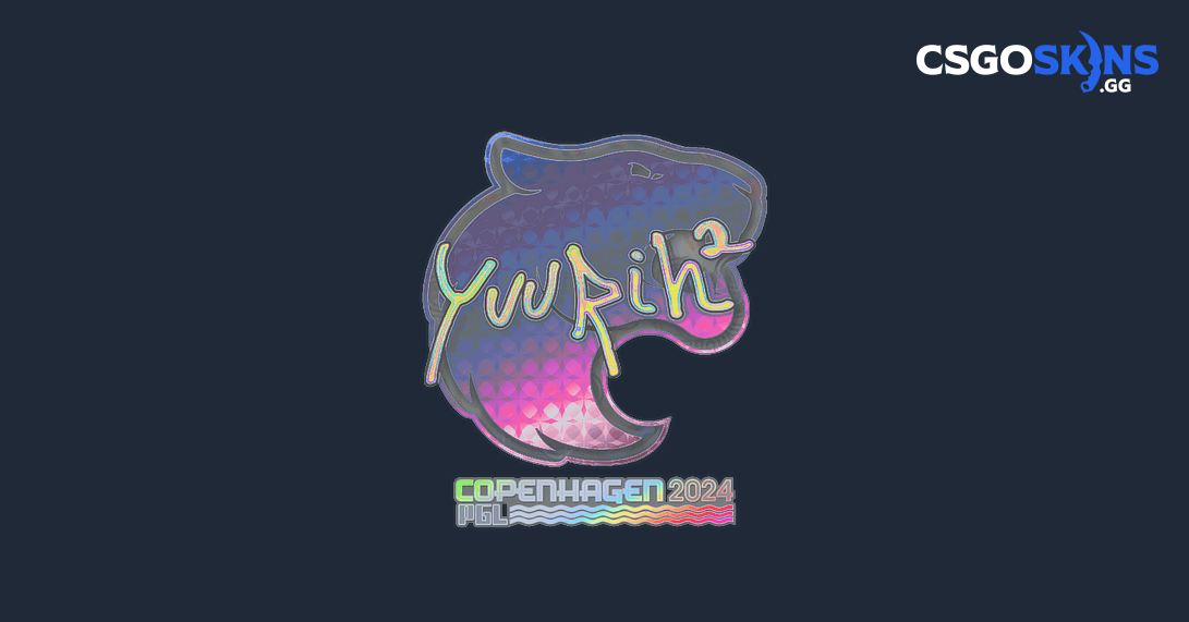 Sticker | yuurih (Holo) | Copenhagen 2024 - CSGOSKINS.GG