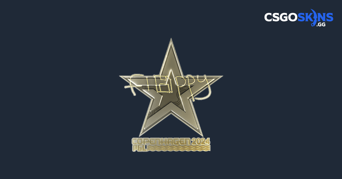 Sticker | floppy (Gold) | Copenhagen 2024 - CSGOSKINS.GG