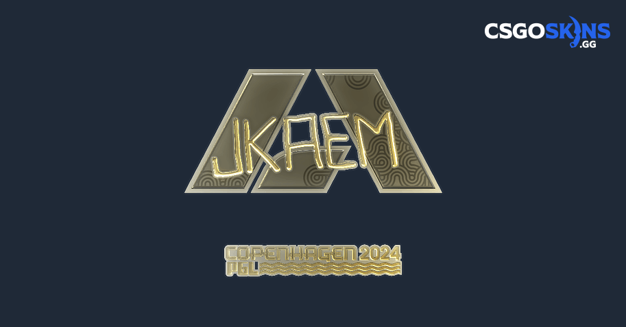 Sticker | jkaem (Gold) | Copenhagen 2024 - CSGOSKINS.GG