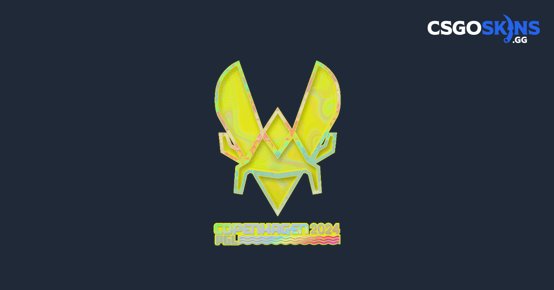 Sticker | Vitality (Holo) | Copenhagen 2024 - CSGOSKINS.GG