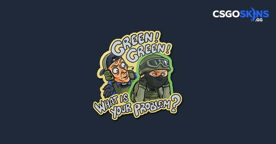 Sticker | Green's Problem - CSGOSKINS.GG