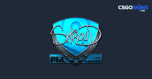 Sticker | shroud (Foil) | Krakow 2017 - CSGOSKINS.GG