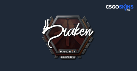 Sticker | draken | London 2018 - CSGOSKINS.GG