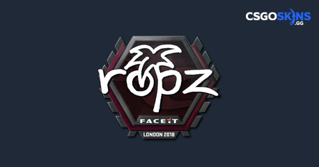 Sticker | ropz | London 2018 - CSGOSKINS.GG