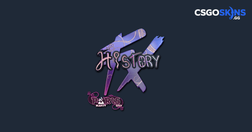 Sticker | History (Holo) | Paris 2023 - CSGOSKINS.GG
