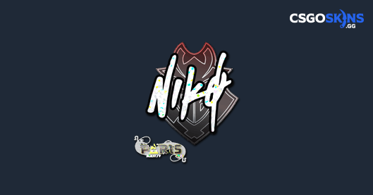 Sticker | NiKo (Glitter) | Paris 2023 - CSGOSKINS.GG