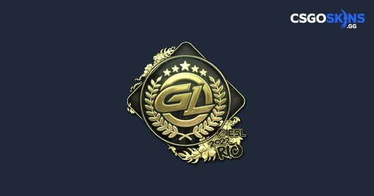 Sticker | GamerLegion (Gold) | Rio 2022 - CSGOSKINS.GG