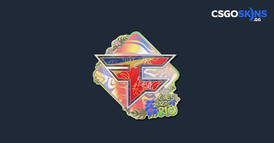Sticker | FaZe Clan (Holo) | Rio 2022 - CSGOSKINS.GG