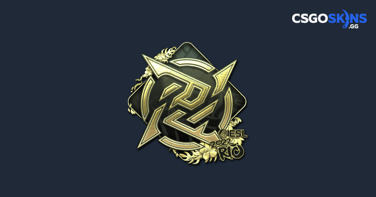 Sticker | Ninjas in Pyjamas (Gold) | Rio 2022 - CSGOSKINS.GG