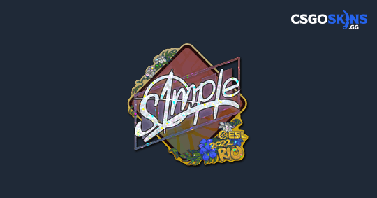 Sticker | s1mple (Glitter) | Rio 2022 - CSGOSKINS.GG