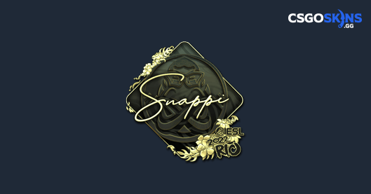 Sticker | Snappi (Gold) | Rio 2022 - CSGOSKINS.GG