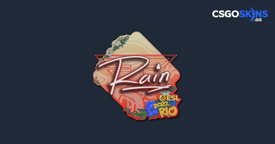 Sticker | rain | Rio 2022 - CSGOSKINS.GG