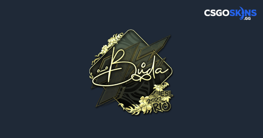 Sticker | BUDA (Gold) | Rio 2022 - CSGOSKINS.GG