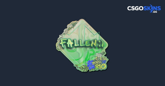 Sticker | FalleN (Holo) | Rio 2022 - CSGOSKINS.GG