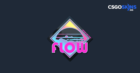 Sticker | Miami Flow (Holo) - CSGOSKINS.GG