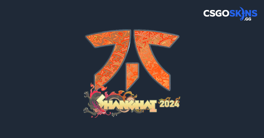 Sticker | Fnatic (Holo) | Shanghai 2024 - CSGOSKINS.GG