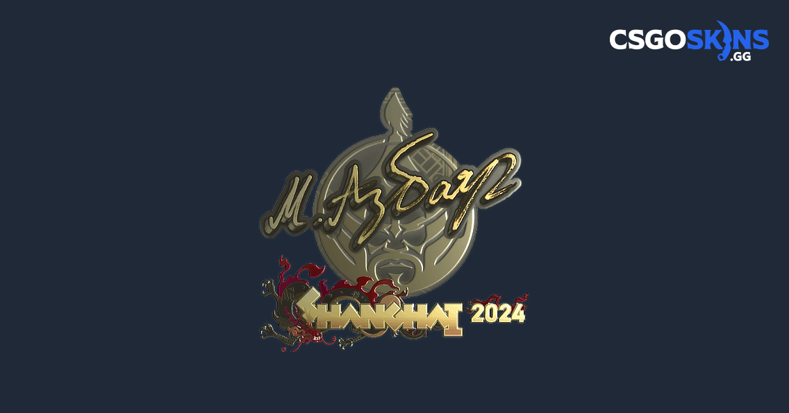 Sticker | Senzu (Gold) | Shanghai 2024 - CSGOSKINS.GG