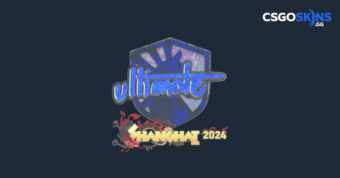 Sticker | ultimate (Holo) | Shanghai 2024 - CSGOSKINS.GG