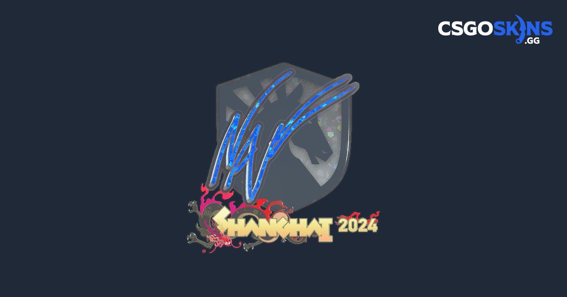 Sticker | NAF (Glitter) | Shanghai 2024 - CSGOSKINS.GG
