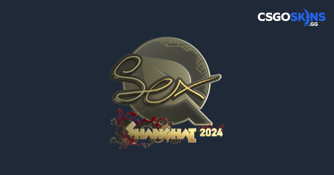 Sticker | dexter (Gold) | Shanghai 2024 - CSGOSKINS.GG