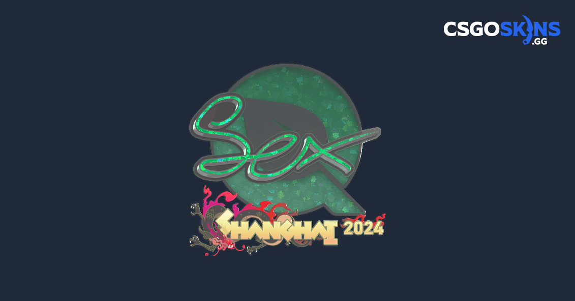 Sticker | dexter (Glitter) | Shanghai 2024 - CSGOSKINS.GG