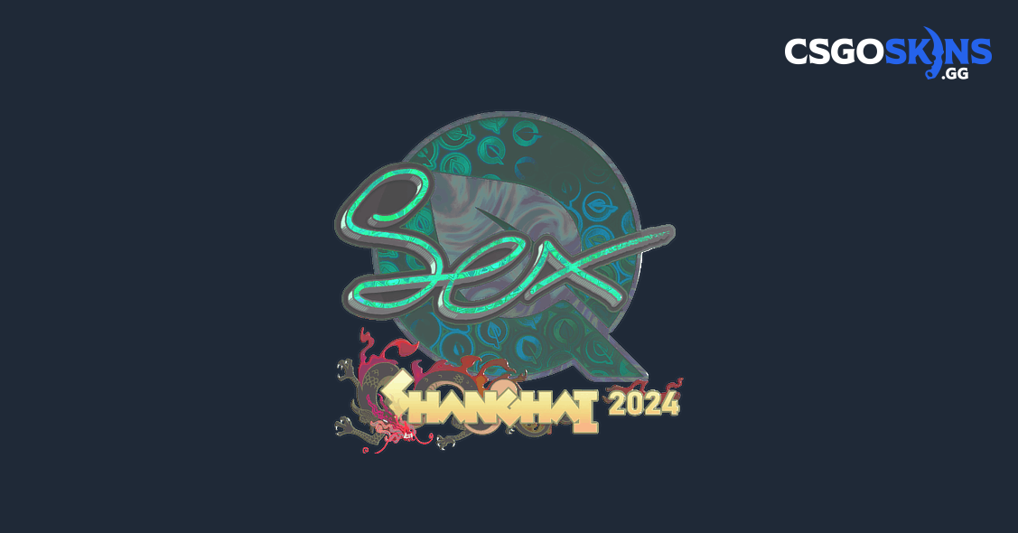 Sticker | dexter (Holo) | Shanghai 2024 - CSGOSKINS.GG