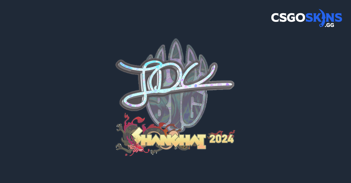 Sticker | JDC (Holo) | Shanghai 2024 - CSGOSKINS.GG