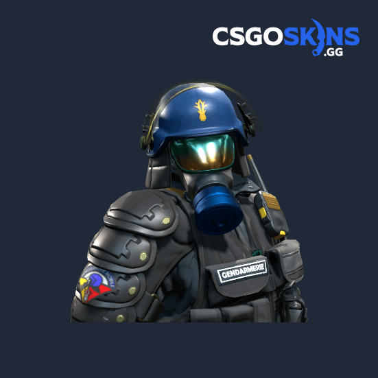 Chem-Haz Capitaine | Gendarmerie Nationale - CSGOSKINS.GG