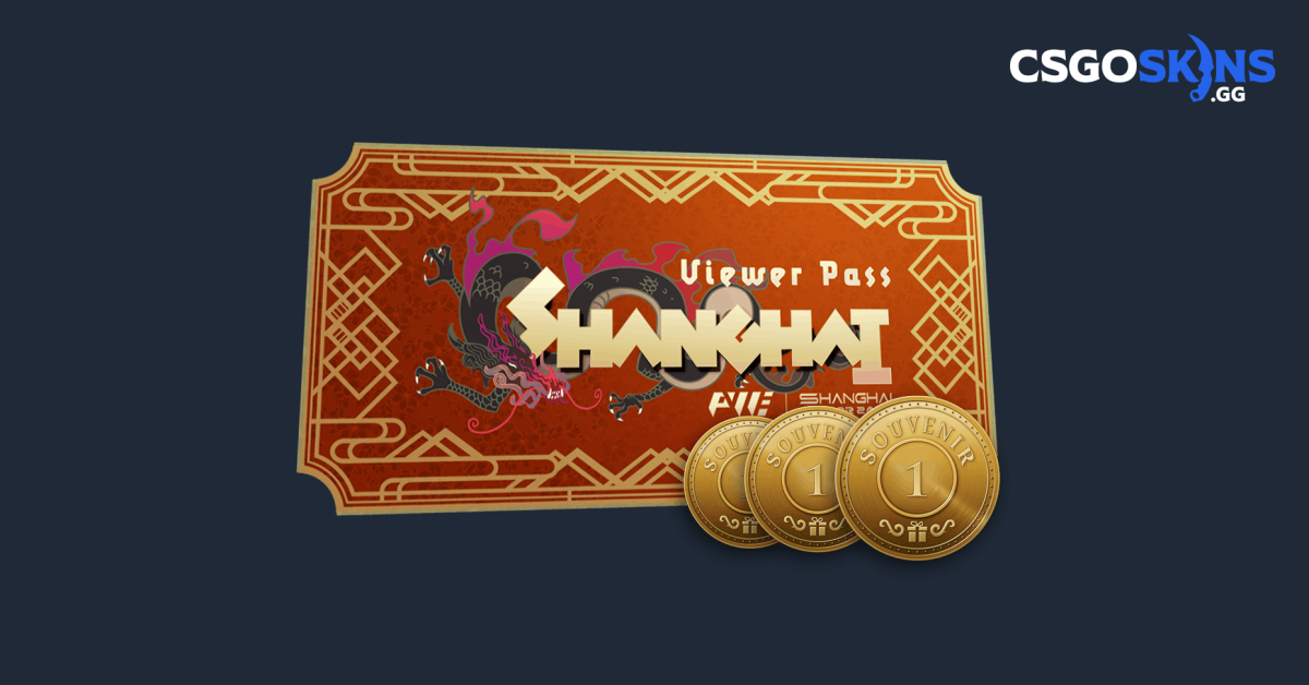 Shanghai 2024 Viewer Pass + 3 Souvenir Tokens - CSGOSKINS.GG