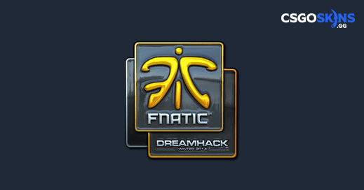 Sticker | Fnatic (Foil) | DreamHack 2014 - CSGOSKINS.GG
