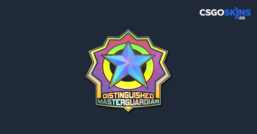 Sticker | Distinguished Master Guardian (Holo) - CSGOSKINS.GG