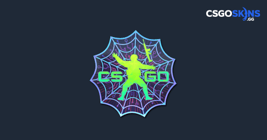 Sticker | Web Stuck (Holo) - CSGOSKINS.GG