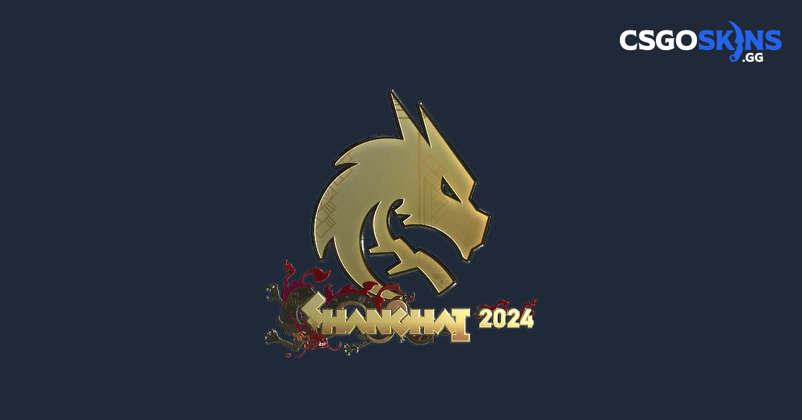Sticker | Team Spirit (Gold) | Shanghai 2024 - CSGOSKINS.GG