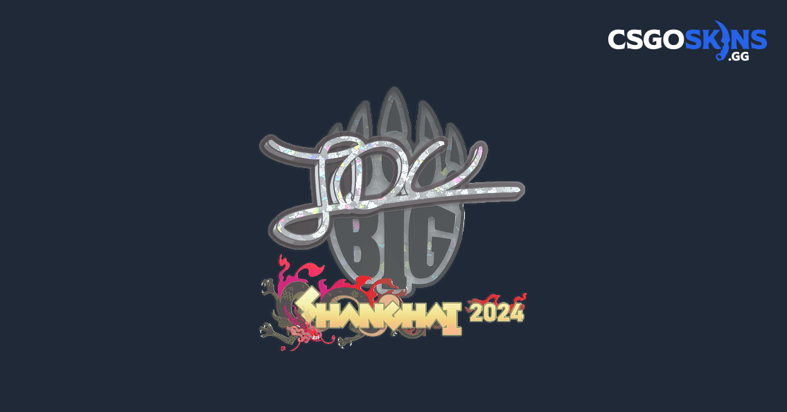 Sticker | JDC (Glitter) | Shanghai 2024 - CSGOSKINS.GG