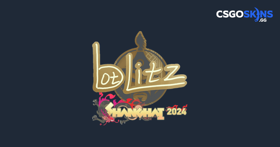 Sticker | bLitz | Shanghai 2024 - CSGOSKINS.GG