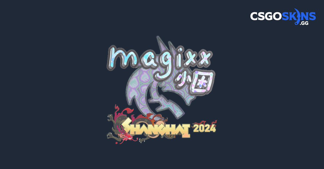 Sticker | magixx (Holo) | Shanghai 2024 - CSGOSKINS.GG