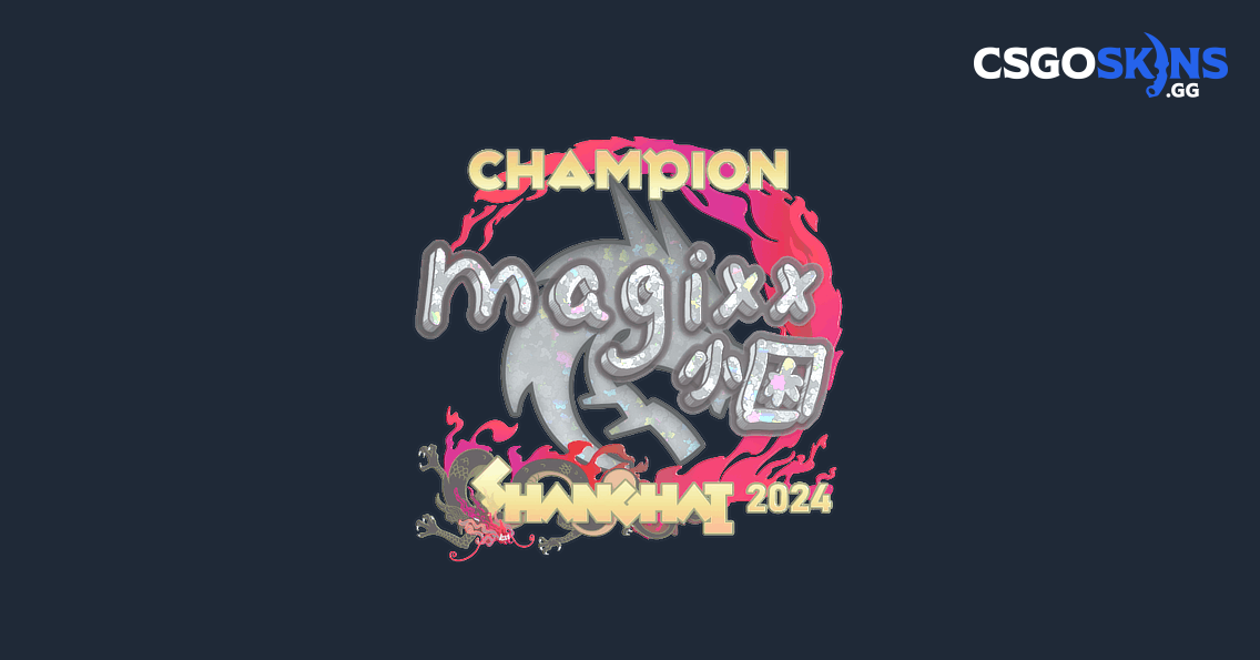 Sticker | magixx (Glitter, Champion) | Shanghai 2024 - CSGOSKINS.GG