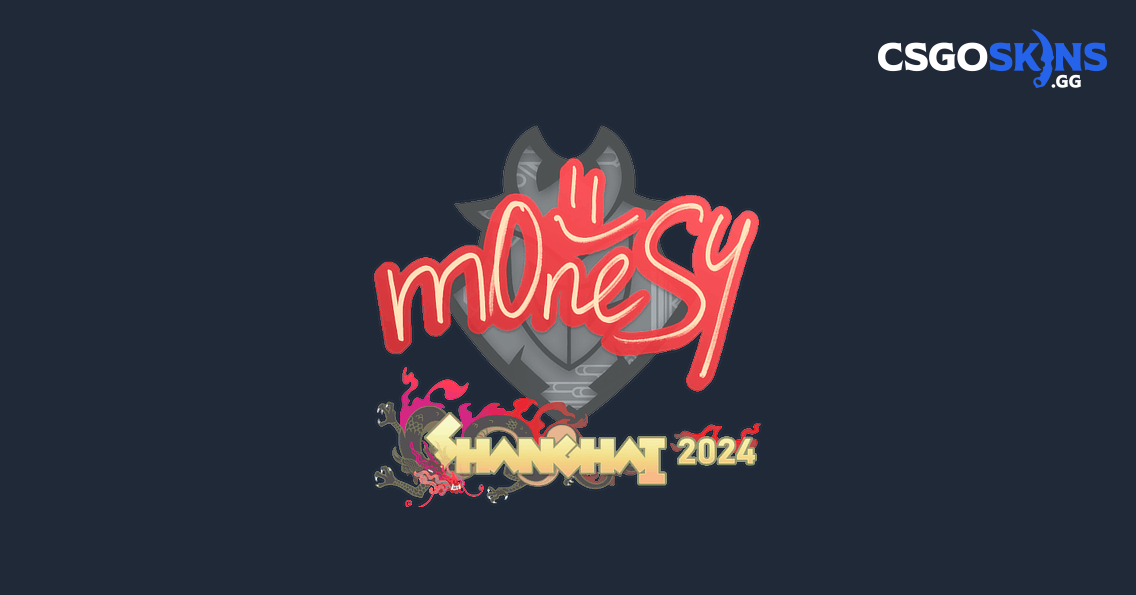 Sticker | m0NESY | Shanghai 2024 - CSGOSKINS.GG