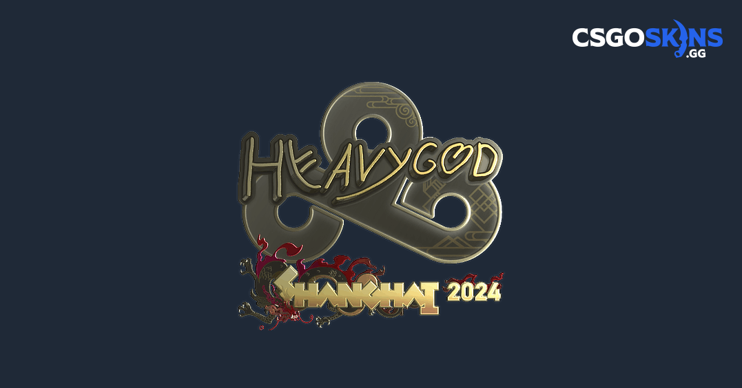 Sticker | Heavygod (Gold) | Shanghai 2024 - CSGOSKINS.GG