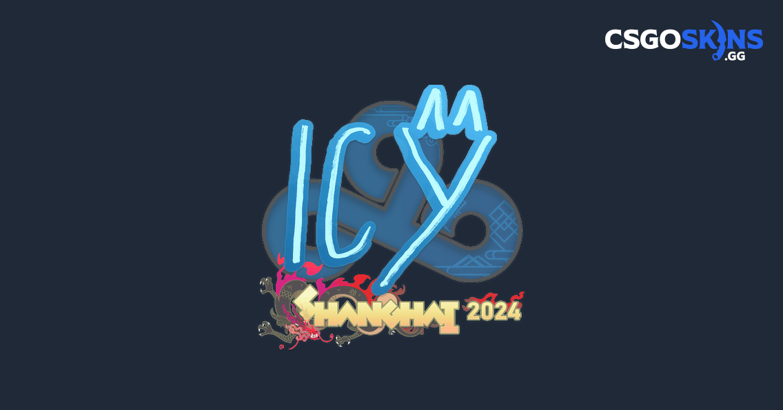 Sticker | ICY | Shanghai 2024 - CSGOSKINS.GG
