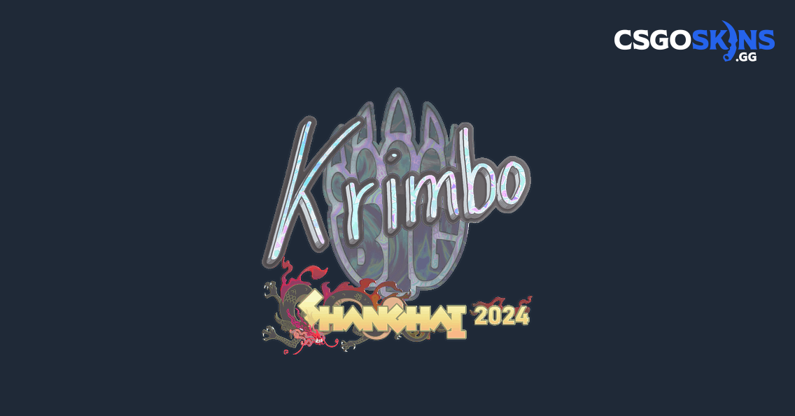 Sticker | Krimbo (Holo) | Shanghai 2024 - CSGOSKINS.GG