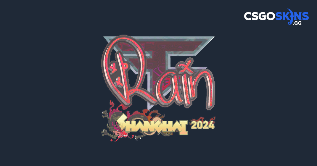 Sticker | rain (Holo) | Shanghai 2024 - CSGOSKINS.GG